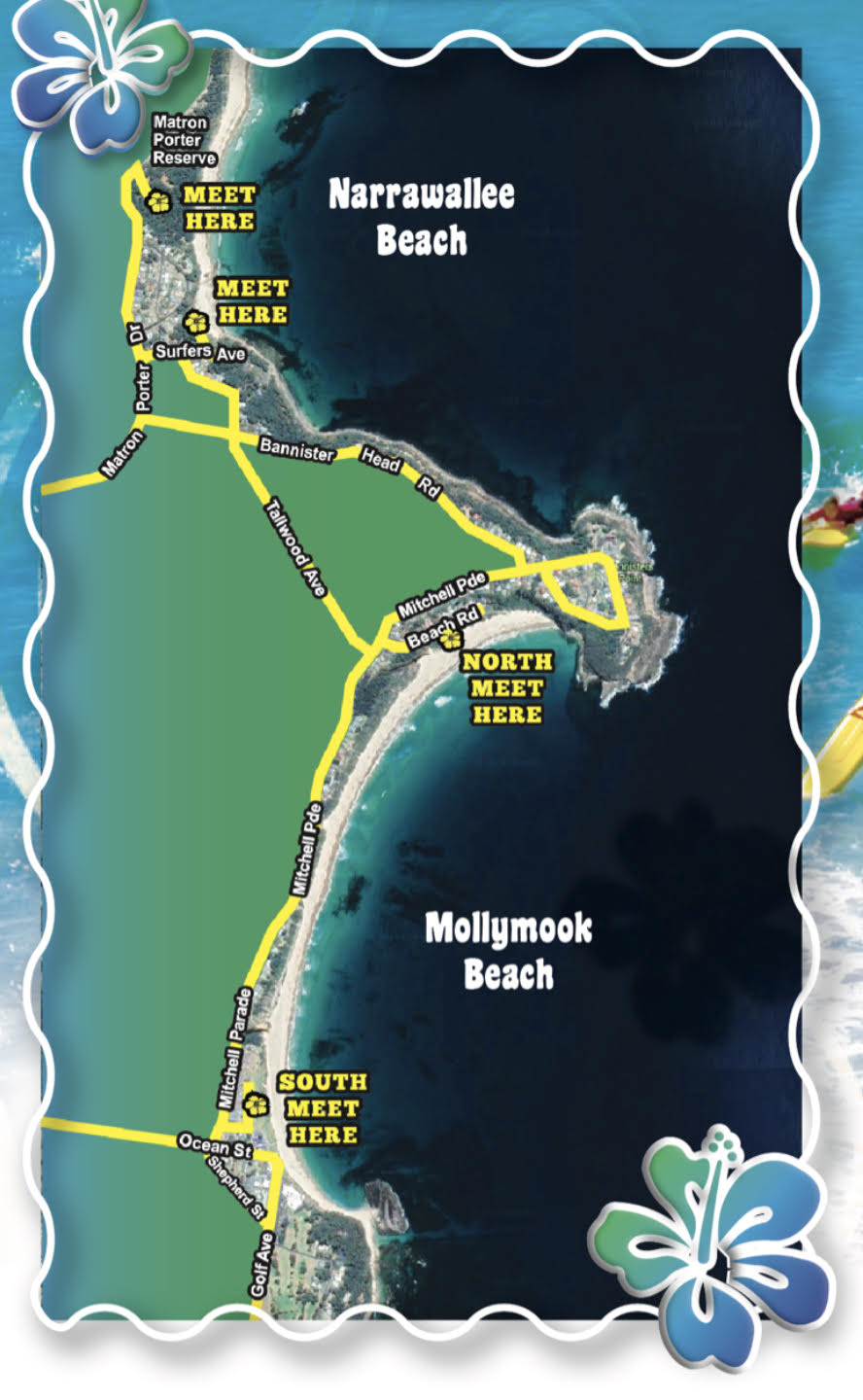 CONTACT & LOCATION - Mollymook Beach Surf School